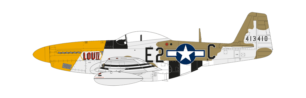 A05138 North American P51-D Mustang (Filletless Tails)