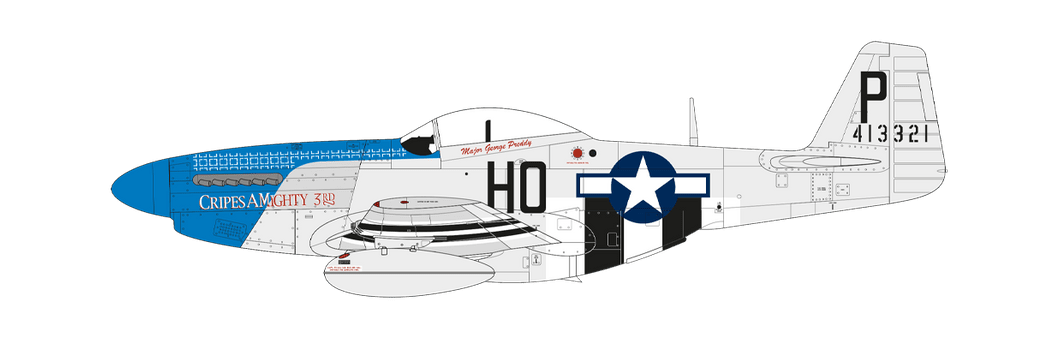A05138 North American P51-D Mustang (Filletless Tails)