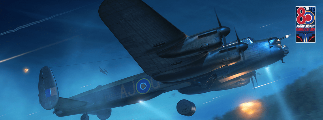 BUNDLEA22 Dambuster Lancaster & Commemorative Coin