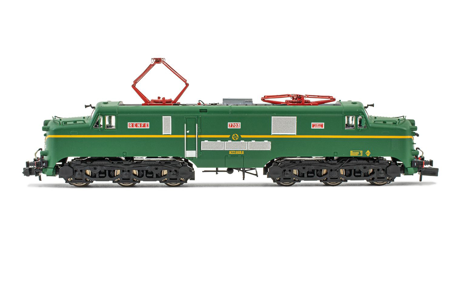 HN2516S RENFE, electric locomotive class 277, green livery, period IV ...