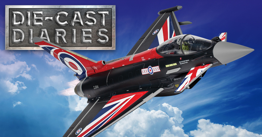 New Corgi model range sees the launch of the RAF Typhoon Display Team's ...