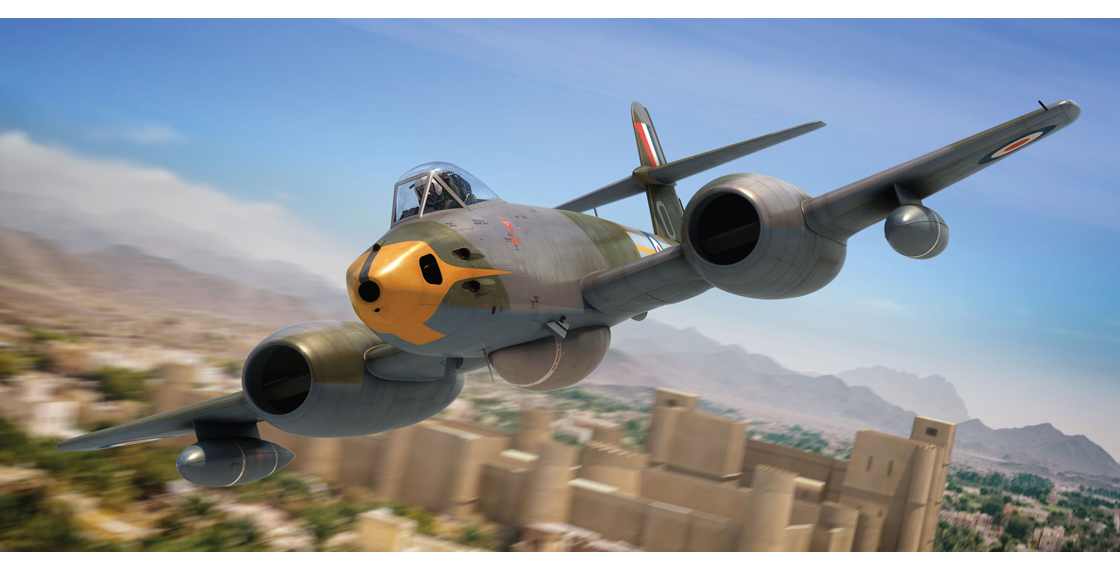 Gloster’s Meteor spreads its wings :: Hornby Hobbies