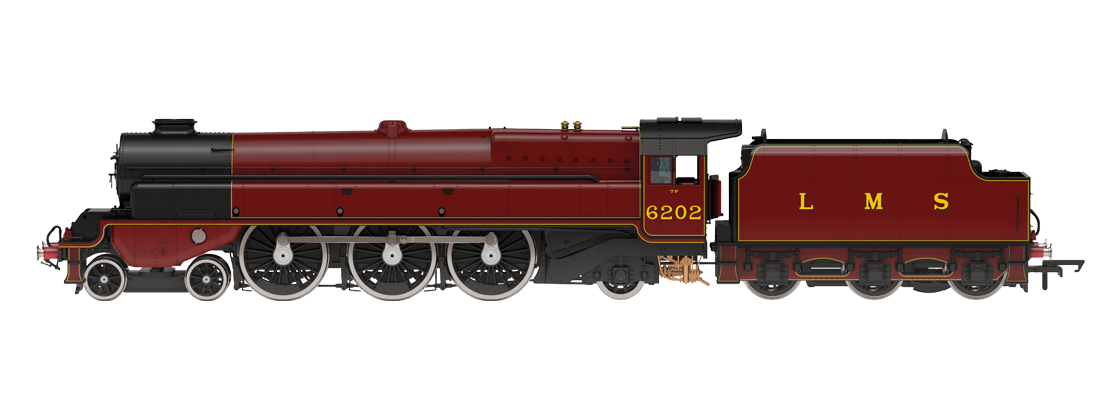 R30134 LMS, Princess Royal Class 'The Turbomotive', 4-6-2, 6202 - Era 3