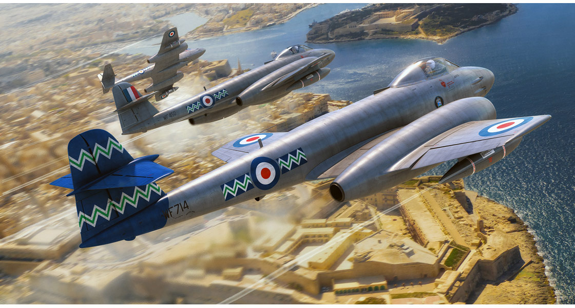 Gloster’s Meteor spreads its wings :: Hornby Hobbies