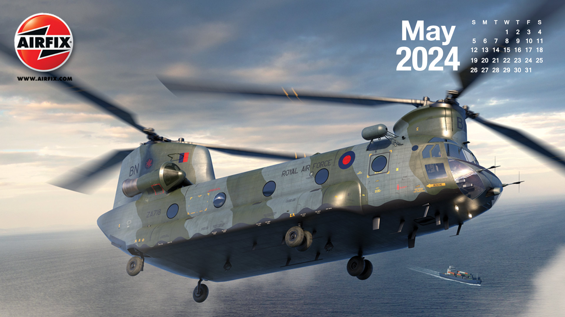 May 2024 Desktop Calendar :: Hornby Hobbies