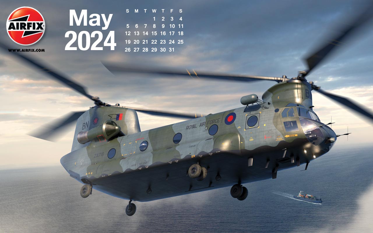 May 2024 Desktop Calendar :: Hornby Hobbies