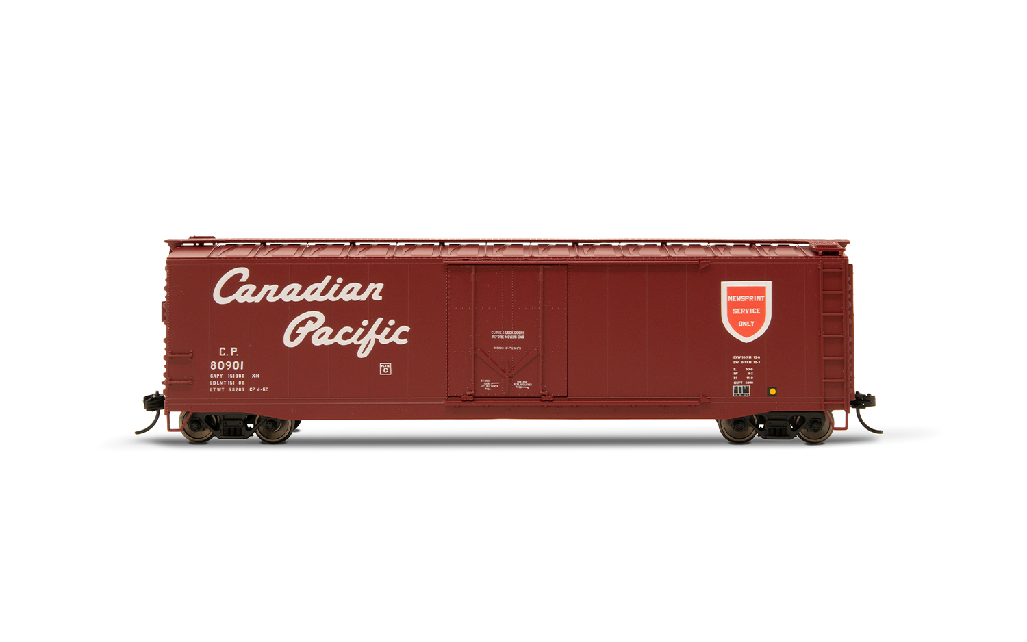HR6636A Canadian Pacific, US-Boxcar with roof walkaway "Newsprint ...