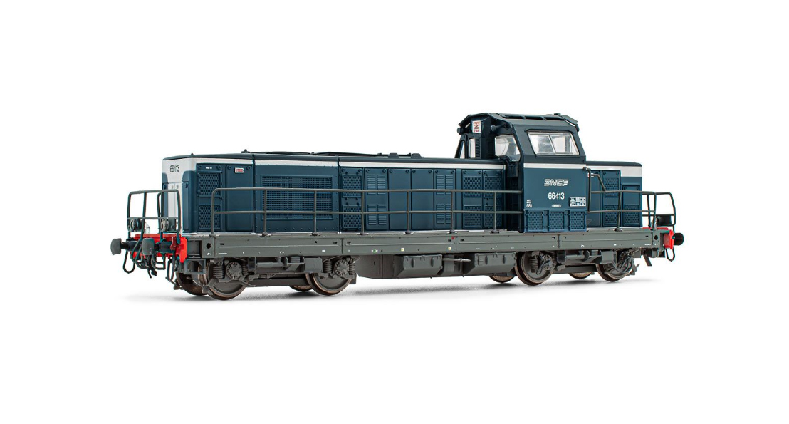 HJ2375S Jouef (H0 1:87) SNCF, diesel locomotive BB 66413 in blue-white ...
