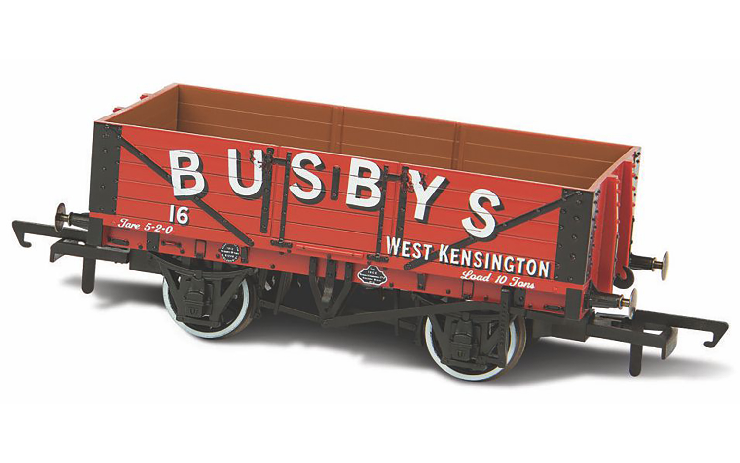 OR76MW5002 Busbys West Kensingtin No16 5 Plank Mineral Wagon