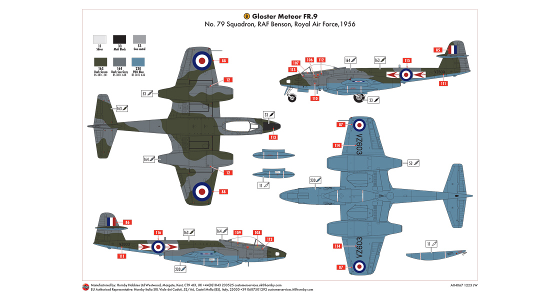 Gloster’s Meteor spreads its wings :: Hornby Hobbies