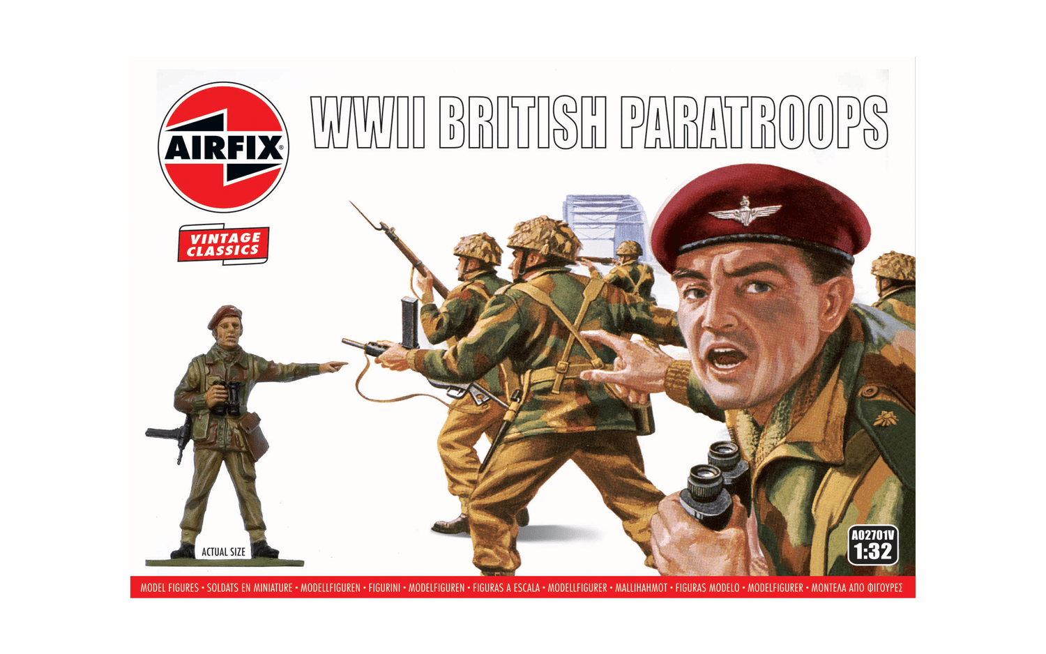 A02701V WWII British Paratroops