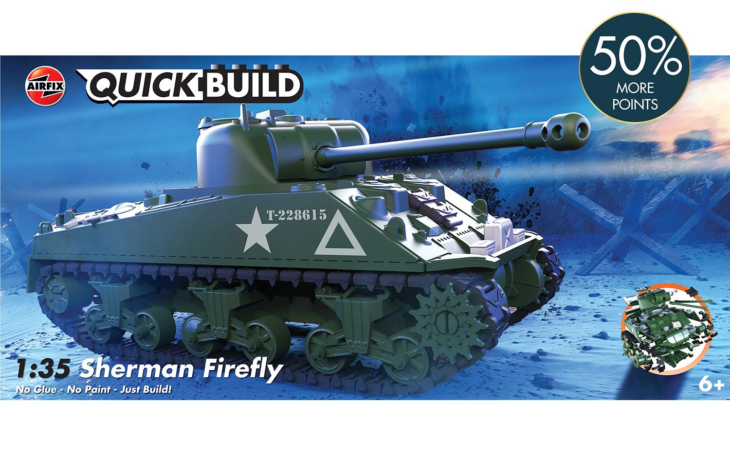 J6042 QUICKBUILD Sherman Firefly