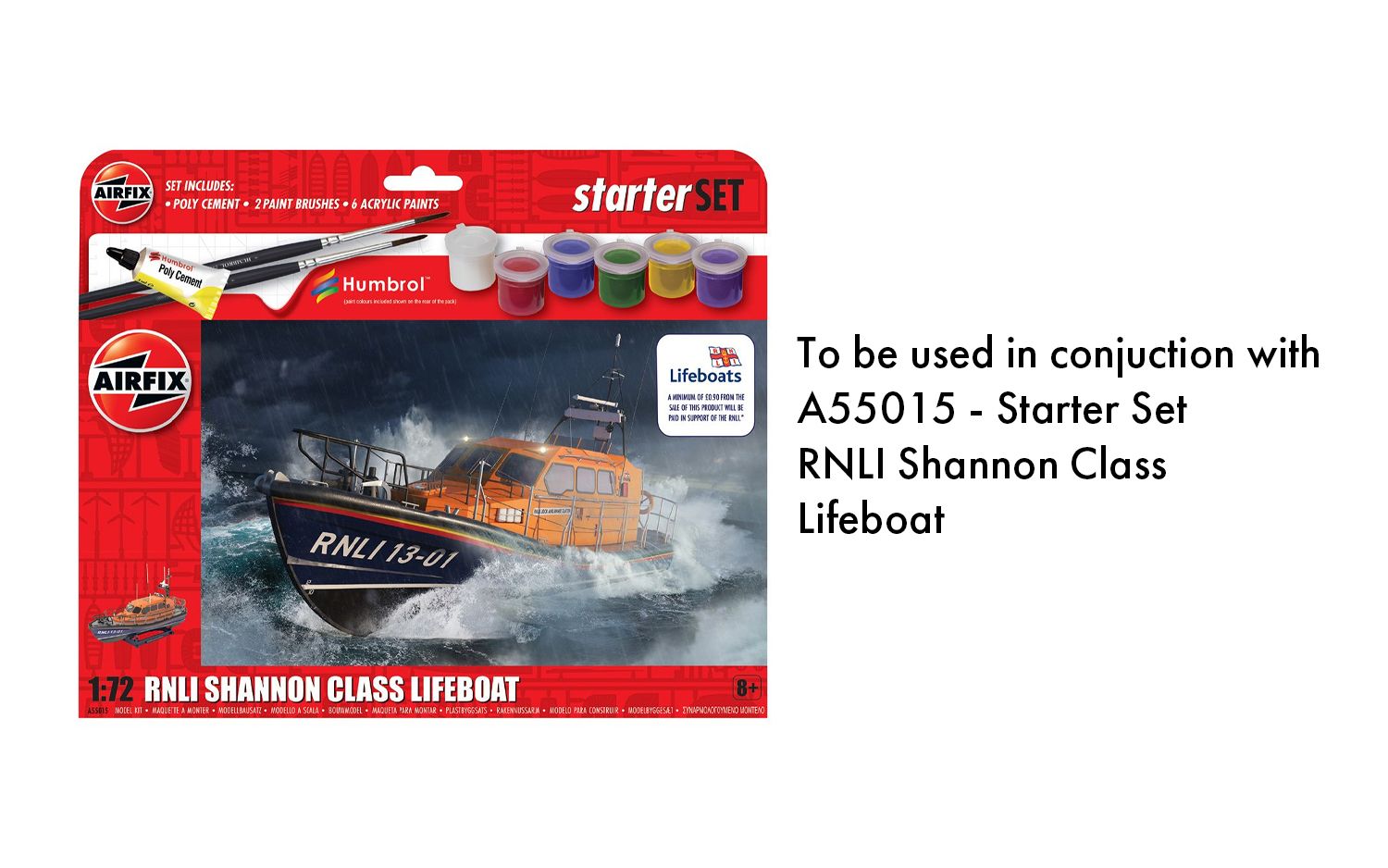 A65005 Decal Sheet - RNLI Shannon Class Lifeboat (A55015)