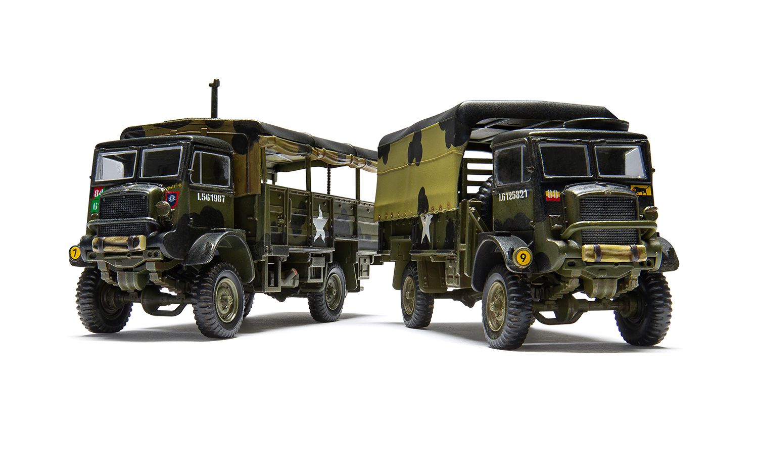 A03306A WWII 3-ton 4x4 General Service & Troop Trucks