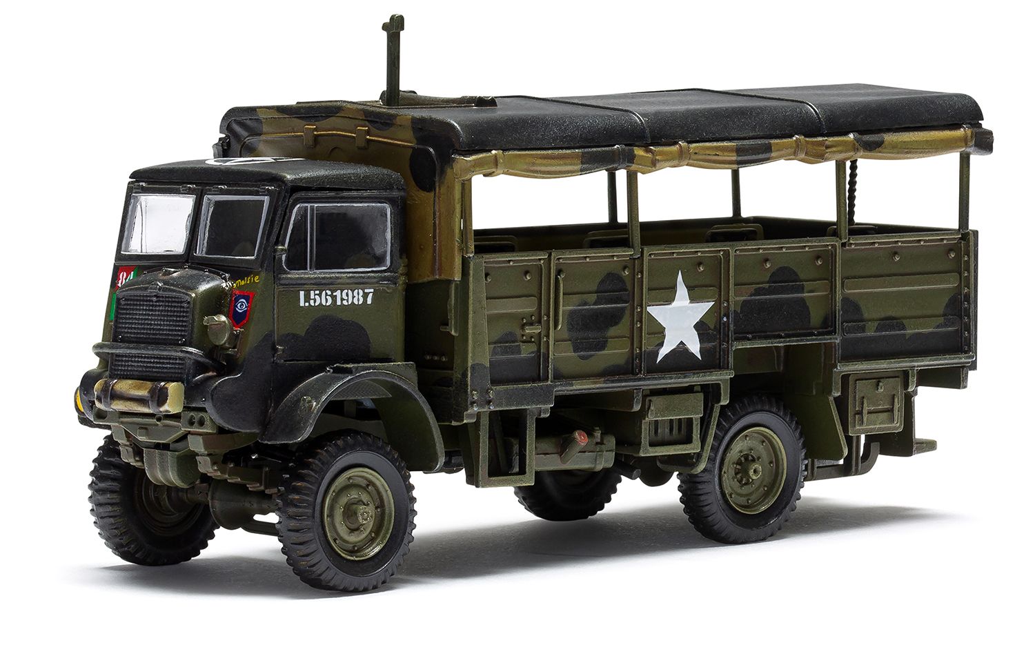 A03306A WWII 3-ton 4x4 General Service & Troop Trucks
