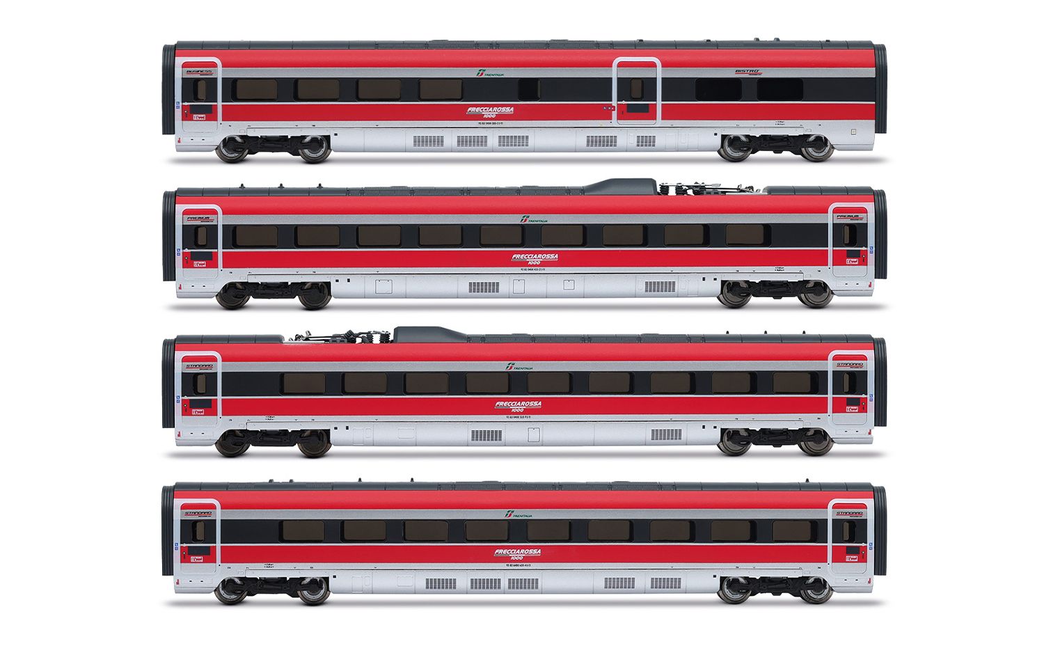 HN3513 FS Trenitalia, 4-unit intermediate coaches set of the high-speed ...