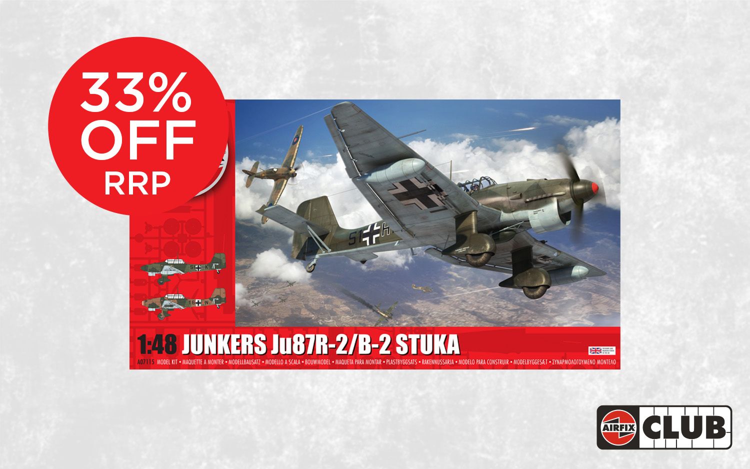 ACA002 Airfix Club - Junkers JU87B-2/R-2