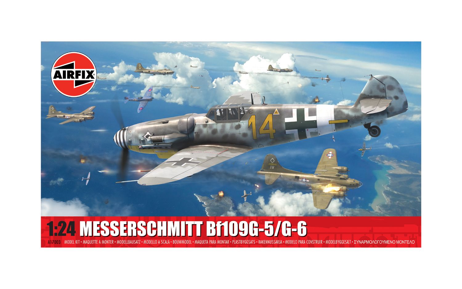 Airfix 1/24 Messerschmitt Bf109G-5/G-6 (A17003) ~ ATF In Box Review ...