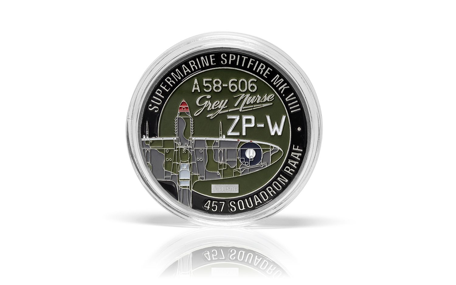 BUNDLEA45 Supermarine Spitfire Mk.VIII + Collectors Coin