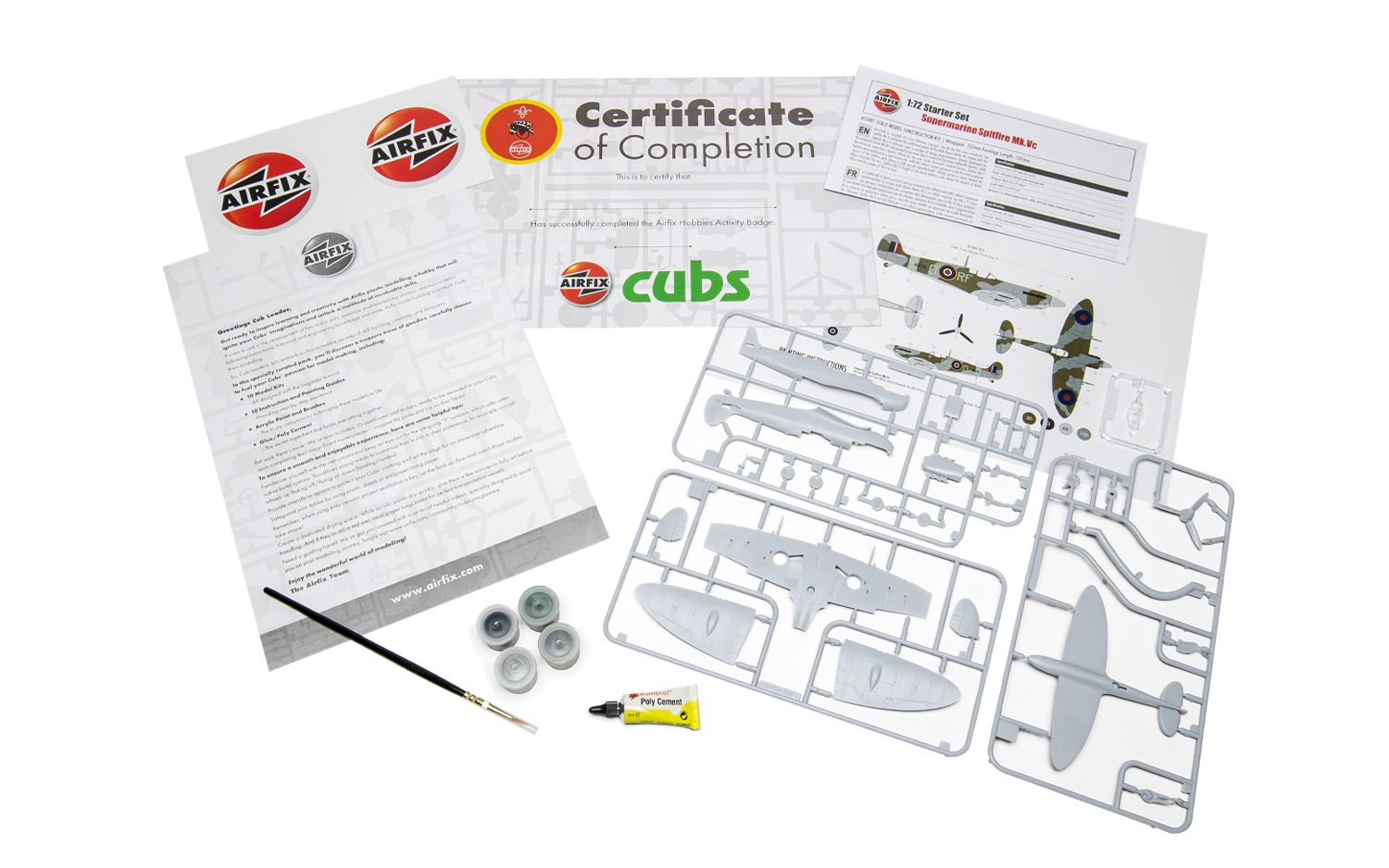 A76511A Airfix Cub Activity Packs - Supermarine Spitfire Mk.Vc