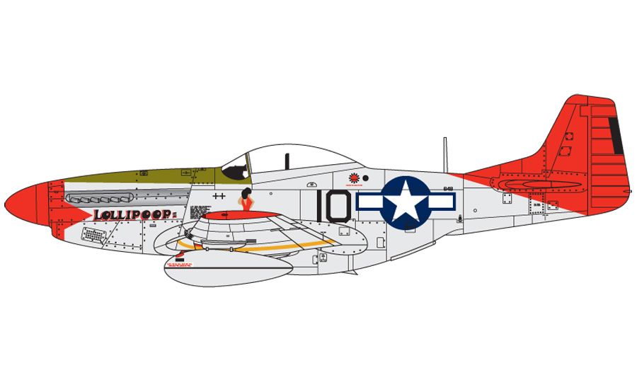 A01004 North American P-51D Mustang