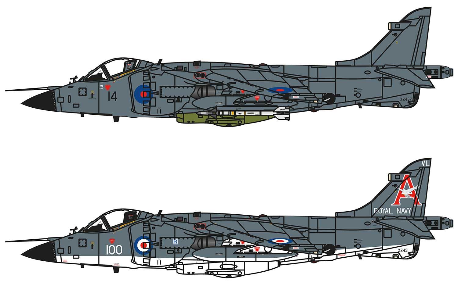 A04051A Bae Sea Harrier FRS1 1/72