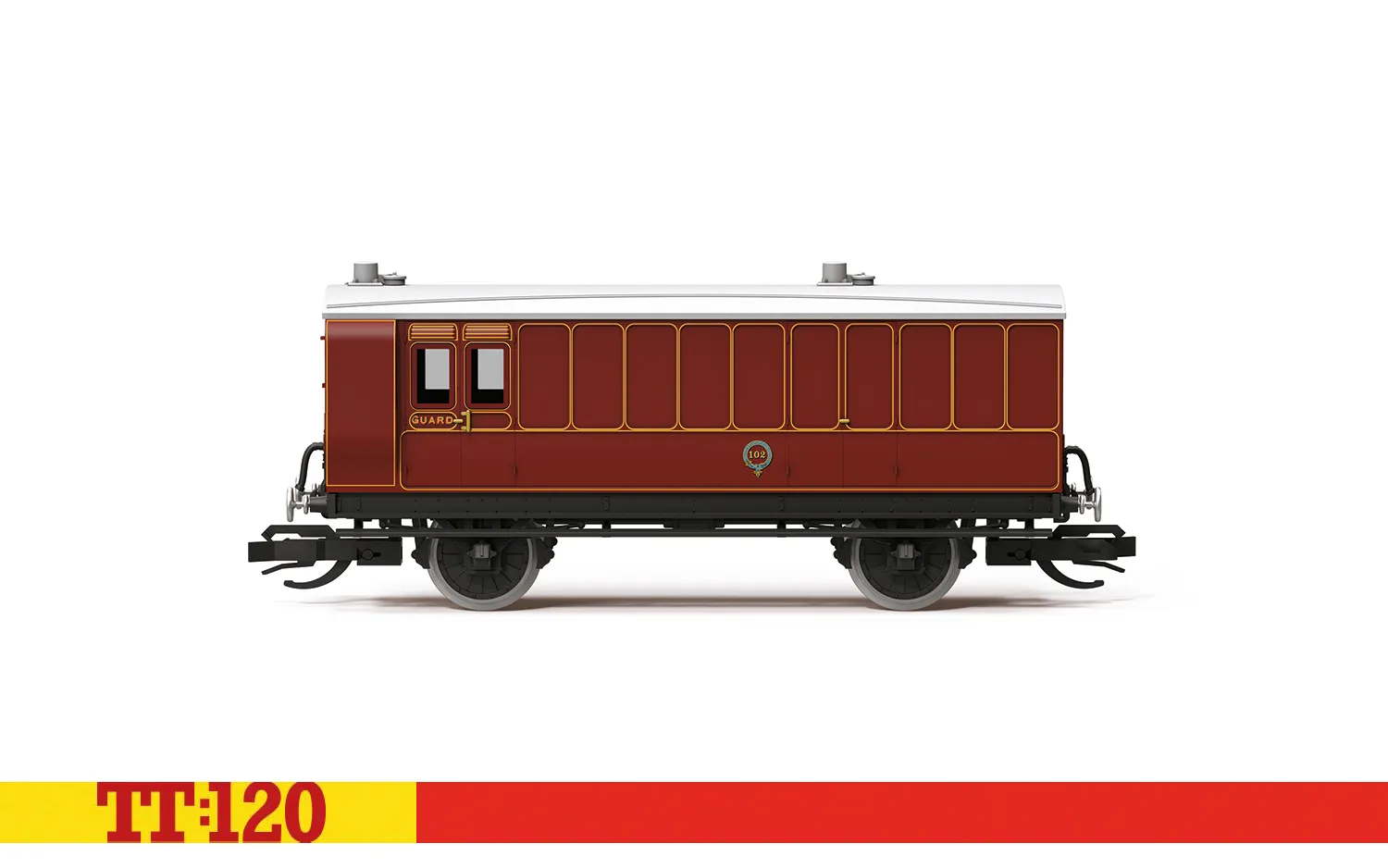 TT4058 LB&SCR - 4 Wheel - '102' - Passenger Brake Coach