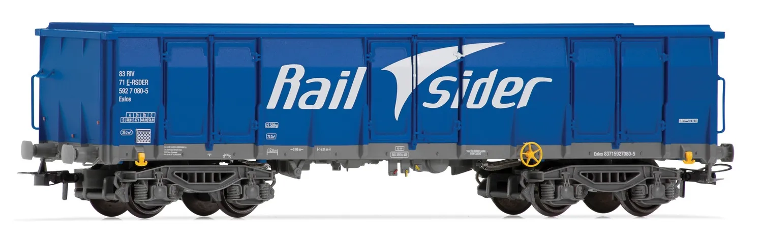 E6540 Electrotren (H0 1:87) RailSider, 4-axle open wagon Ealos type in ...
