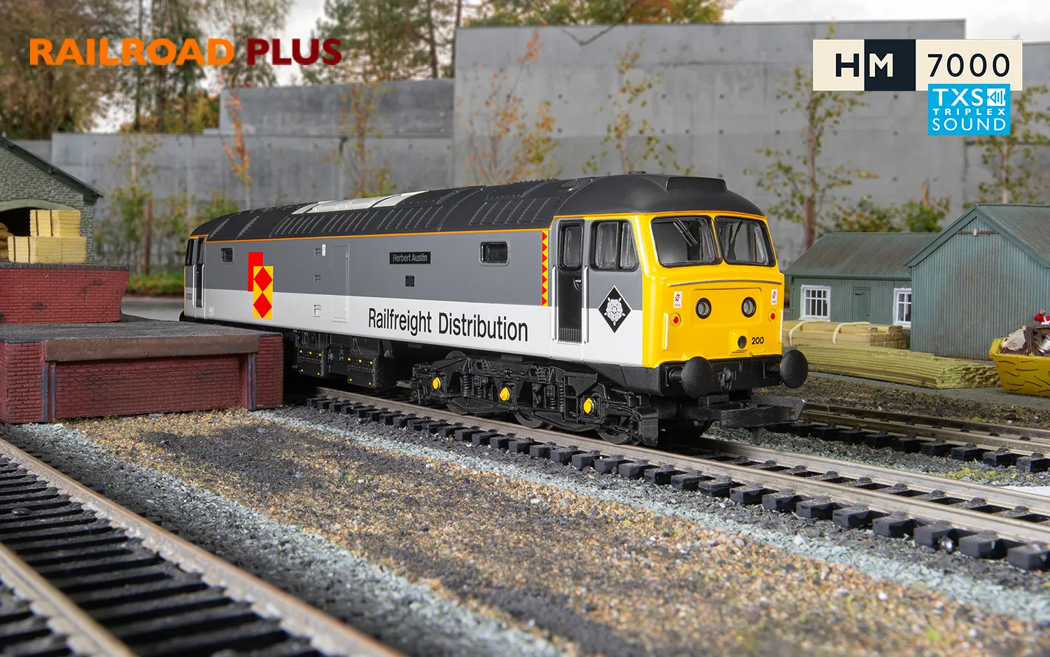 R30321TXS RailRoad Plus BR Railfreight, Class 47, Co-Co, 47188 - Era 8