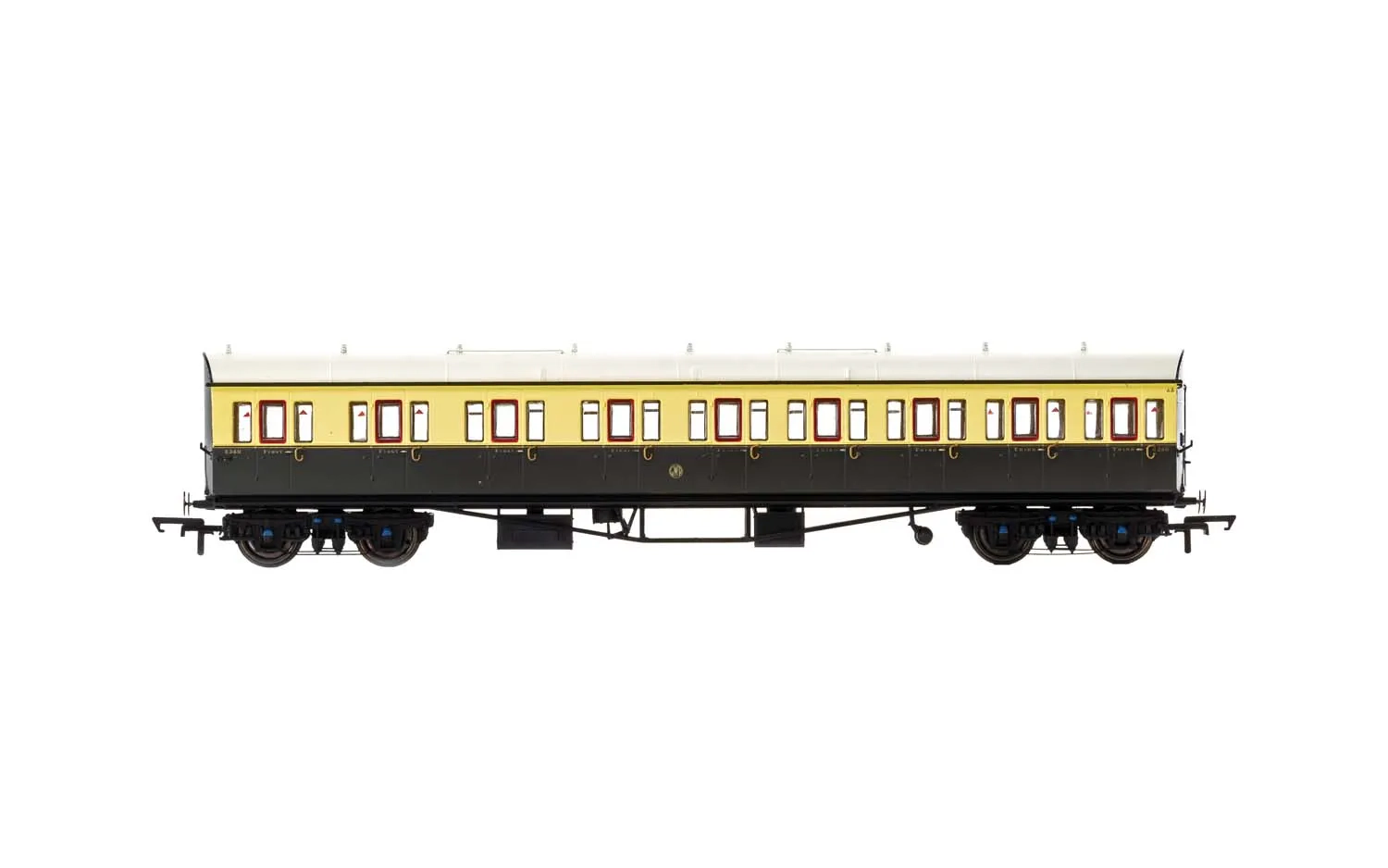 R4874A GWR, Collett 57' Bow Ended E131 Nine Compartment Composite (Left ...