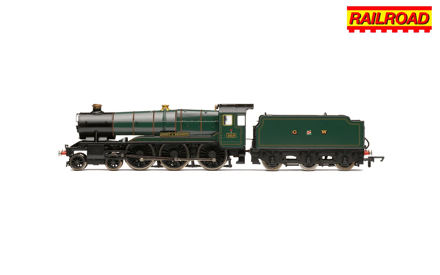 R30376 RailRoad GWR, Class 1000, 'County of Merioneth' Train Pack - Era 3
