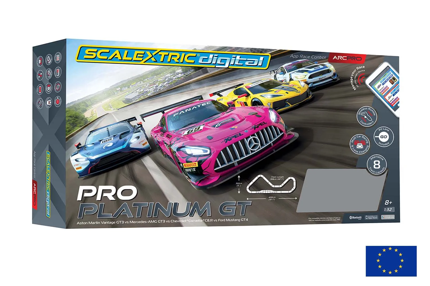 C1436P Scalextric ARC PRO - Pro Platinum