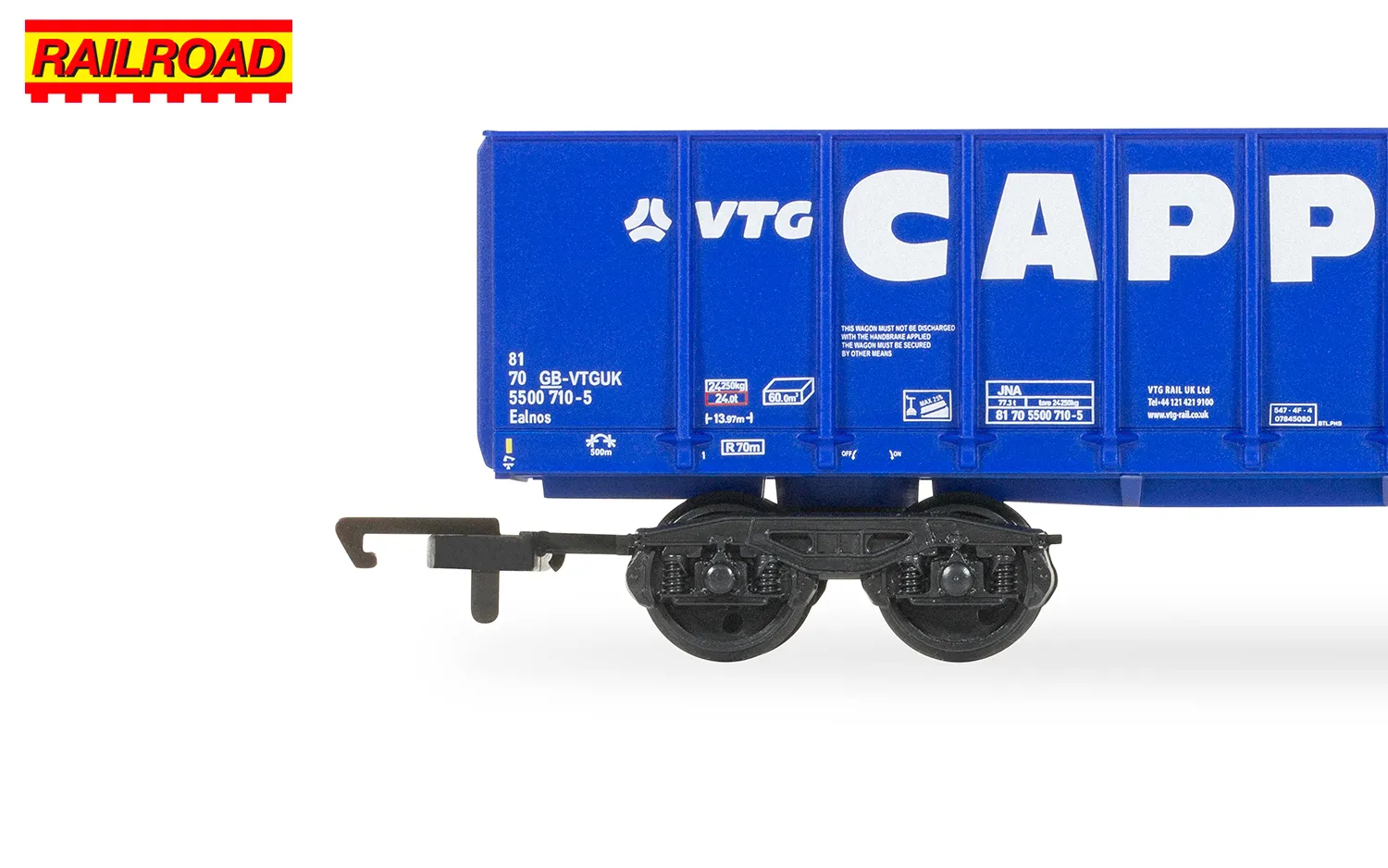 R60231 RailRoad Cappagh, Bogie Tippler Wagon - Era 10