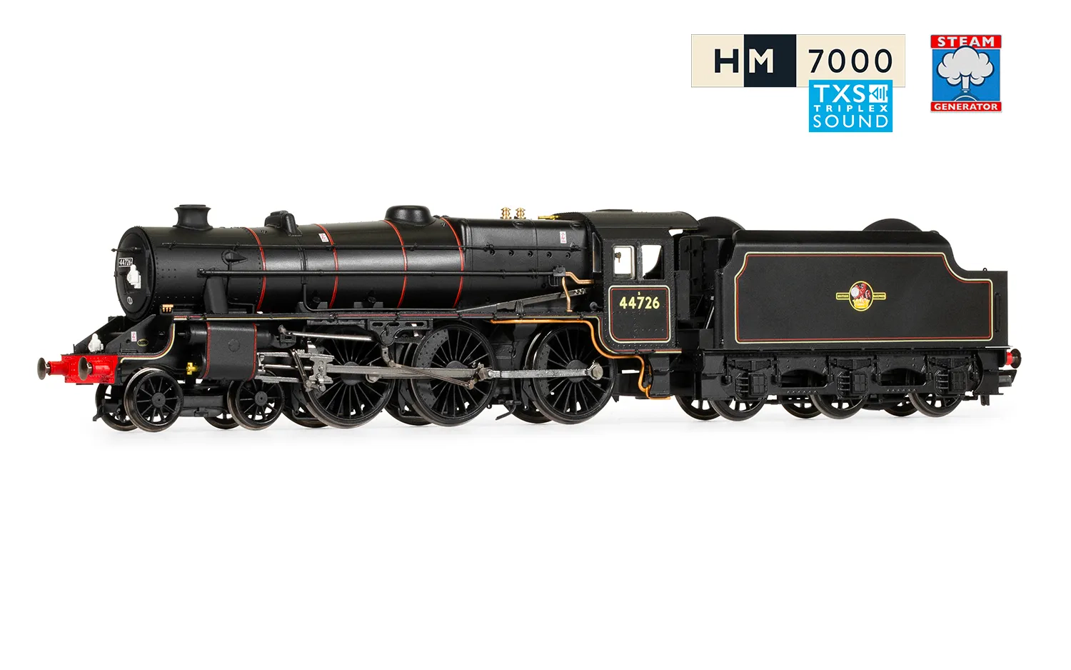 R30225SS BR, Stanier 5MT 'Black 5', 4-6-0, 44726 With Steam Generator ...
