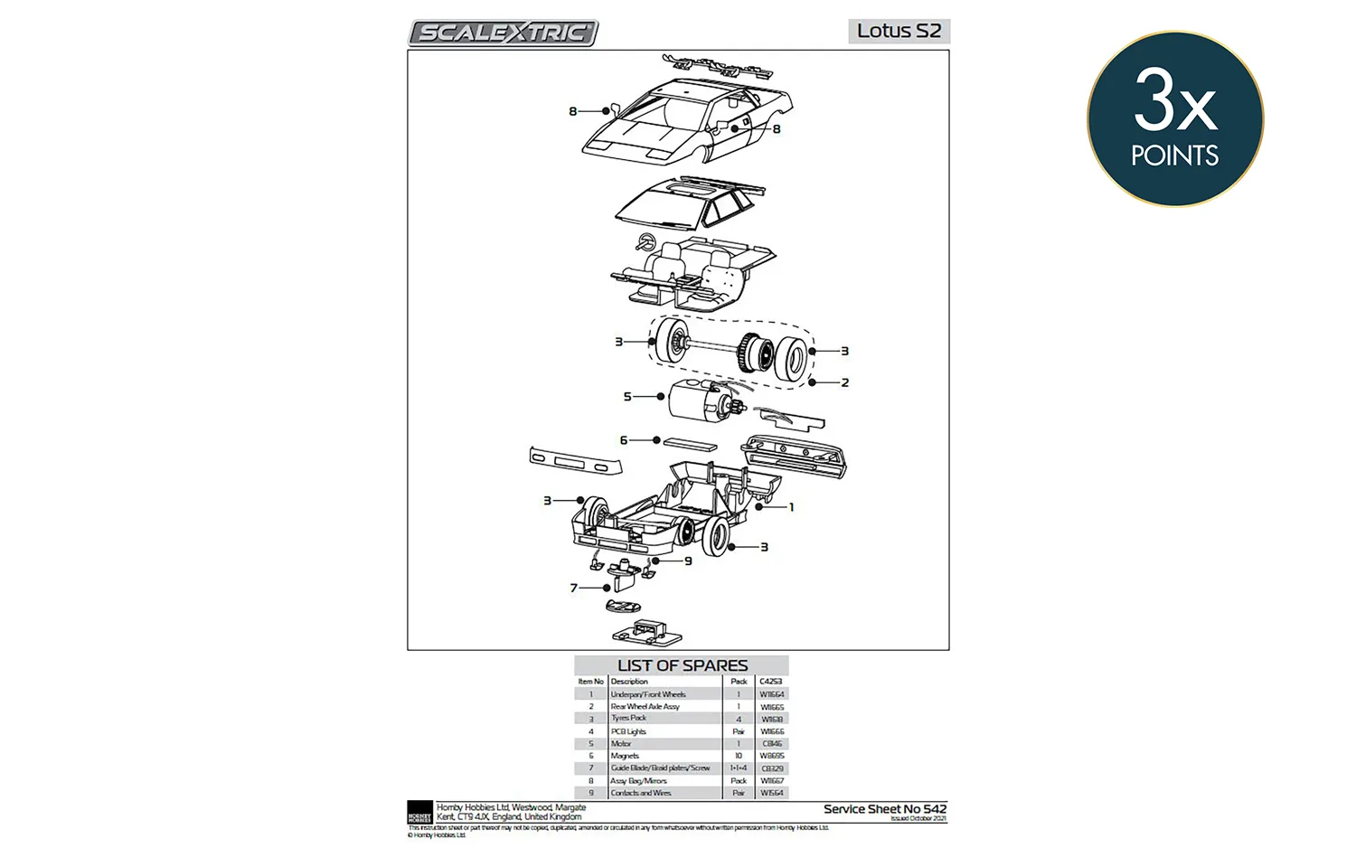 C8329 Round Guide Blade 4 Braid Plates 1 Screw
