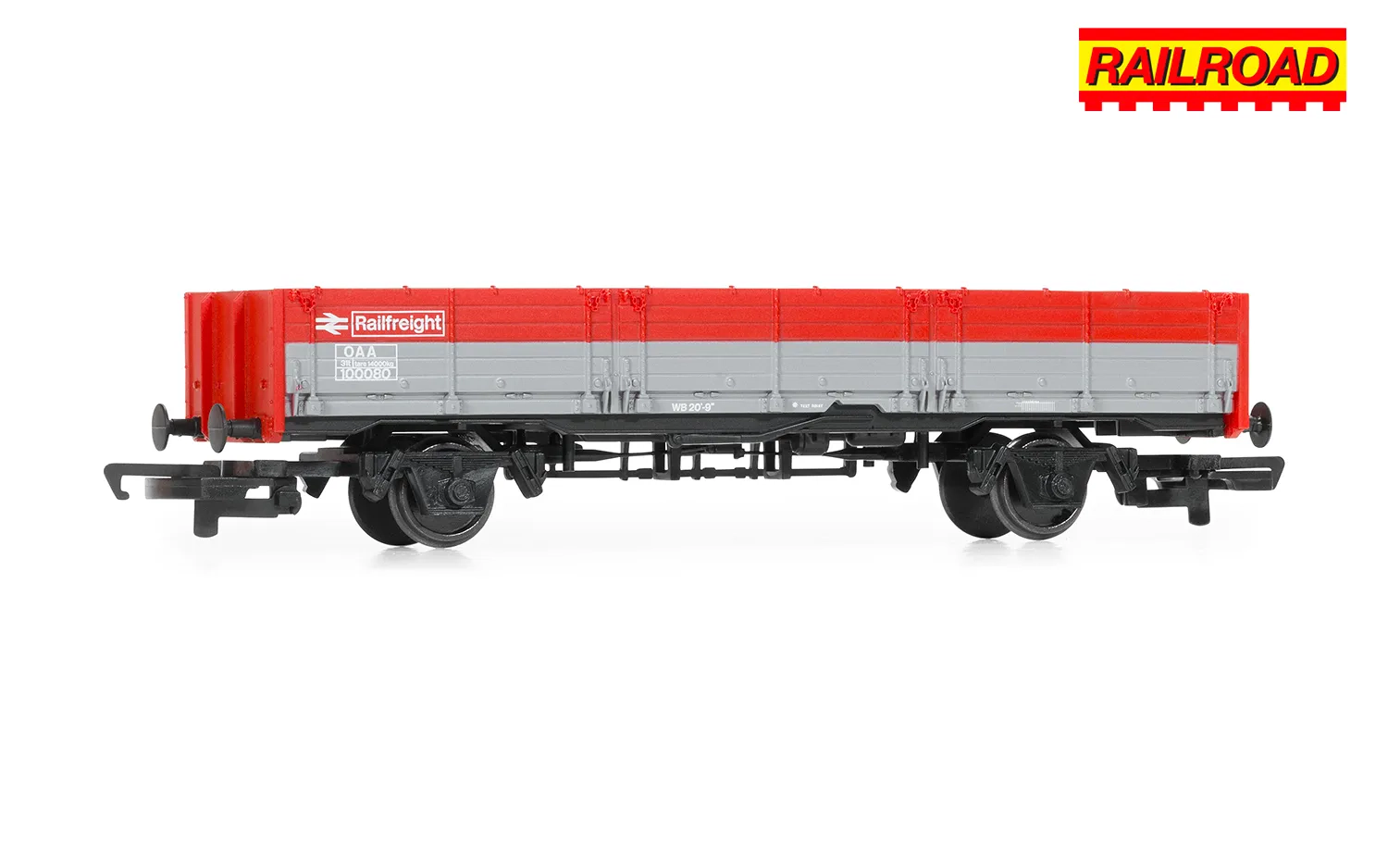 R60142 RailRoad 'ZDA' 45 Ton Open 'Squid' Wagon, 100080 - Era 7