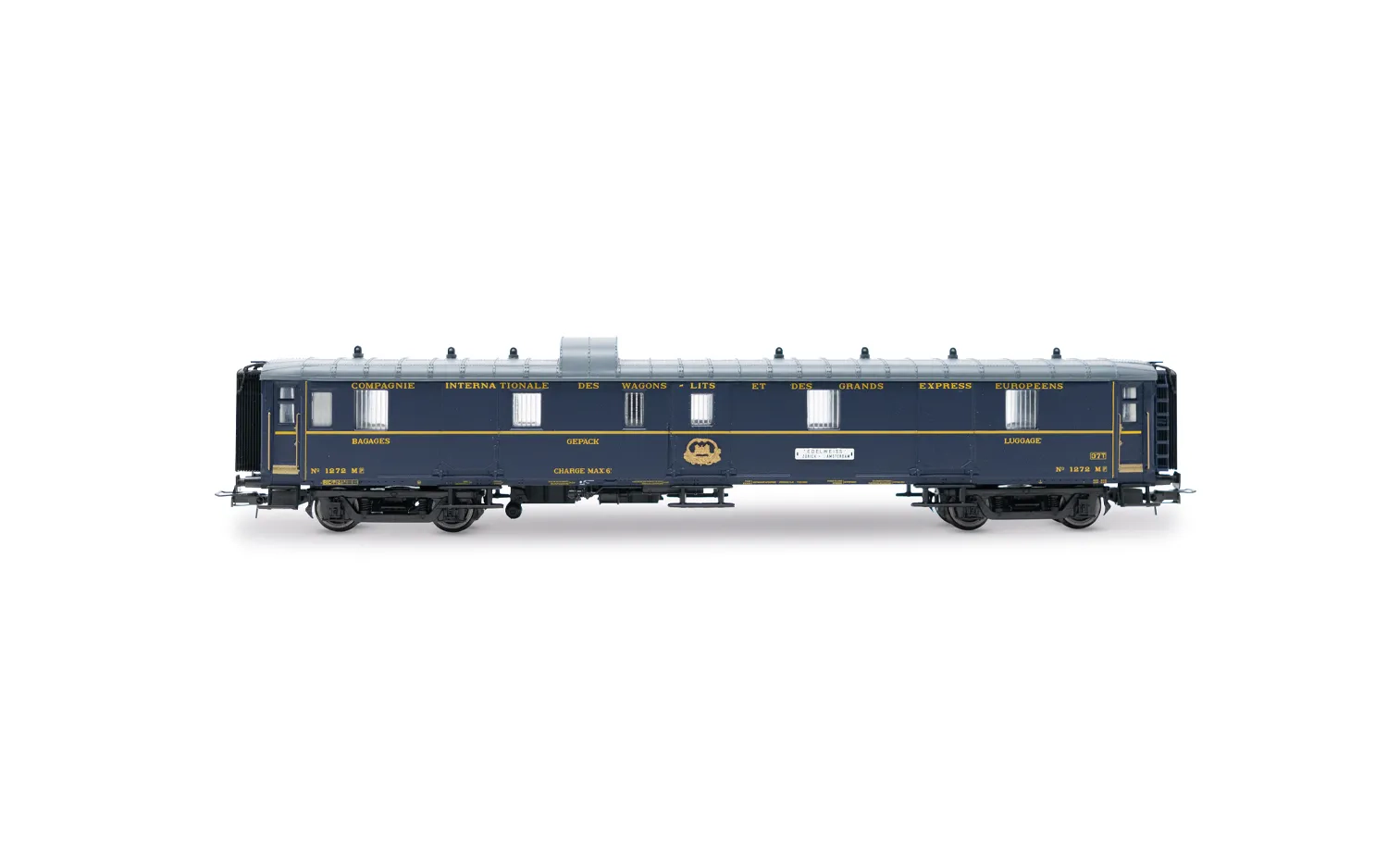 HR4390 CIWL, 3-unit pack "Edelweiss Pullman Express", set 1/2 (DD3, VPC Côte d´Azur + VP Étoile ...
