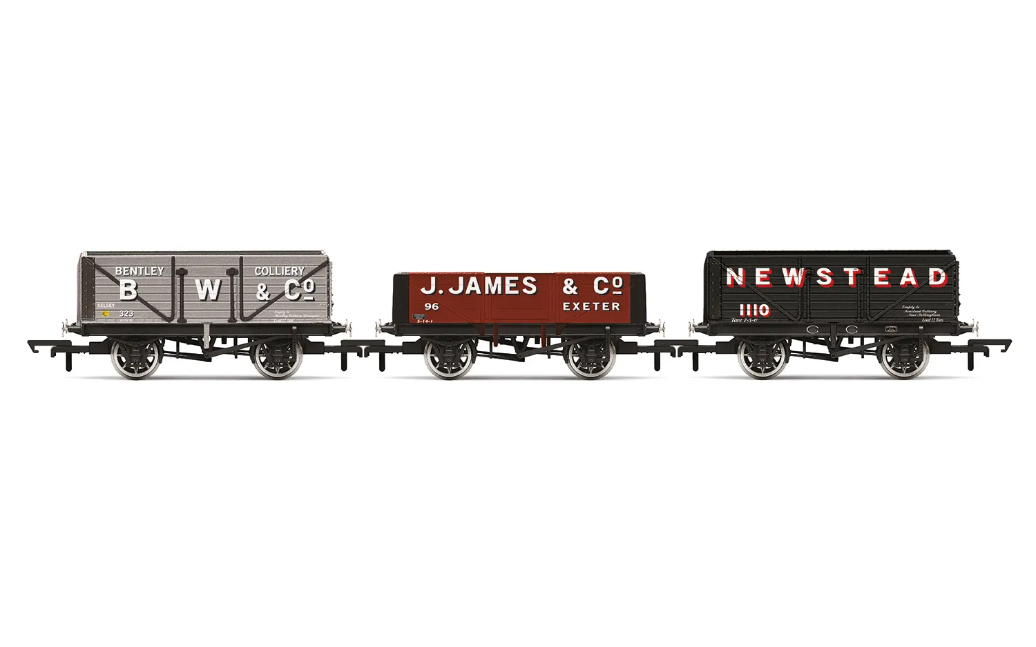 R60103 Triple Wagon Pack, B.W & Co, J. James & Co. & Newstead Colliery ...