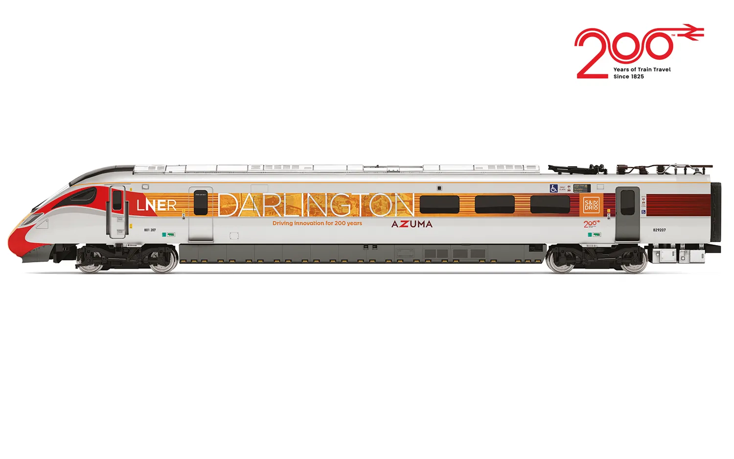 R30460 LNER Azuma - Class 801/2 - 5 Car Train Pack (Railway 200)