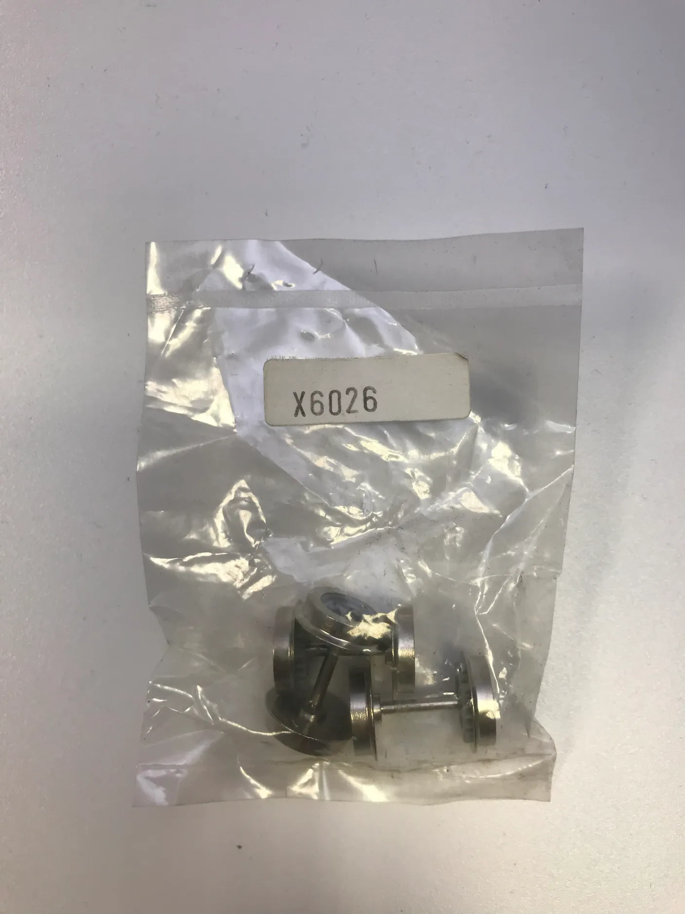 X6026 Class 92 Dummy Bogie Wheel Axle Set