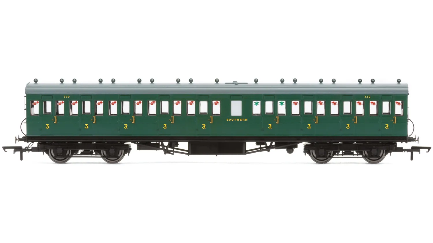 R4795 SR, 58' Maunsell Rebuilt (Ex-LSWR 48'), Nine Compartment Third ...