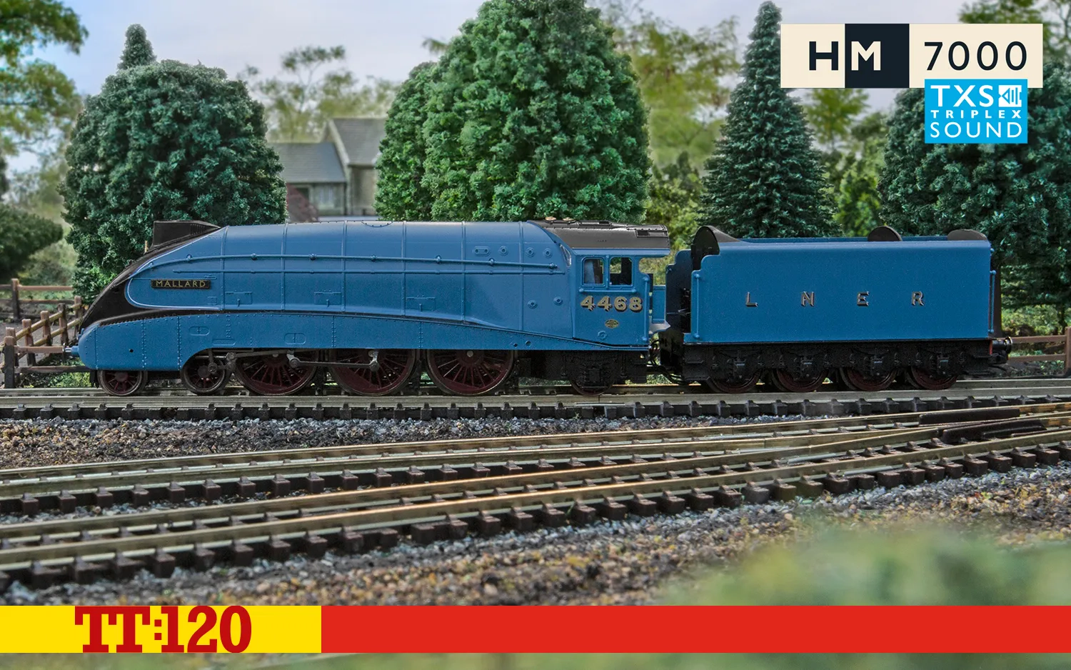 TT3007TXSM LNER Class A4 4-6-2 4468 'Mallard' Digital - Era 3
