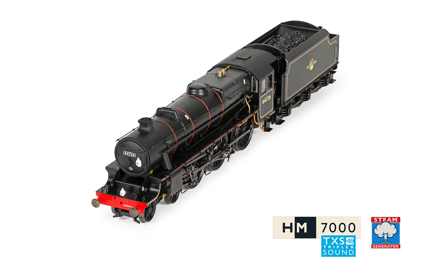 R30225SS BR, Stanier 5MT 'Black 5', 4-6-0, 44726 With Steam Generator ...