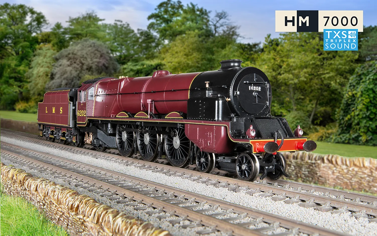 R30134TXS LMS, Princess Royal Class 'The Turbomotive', 4-6-2, 6202 ...