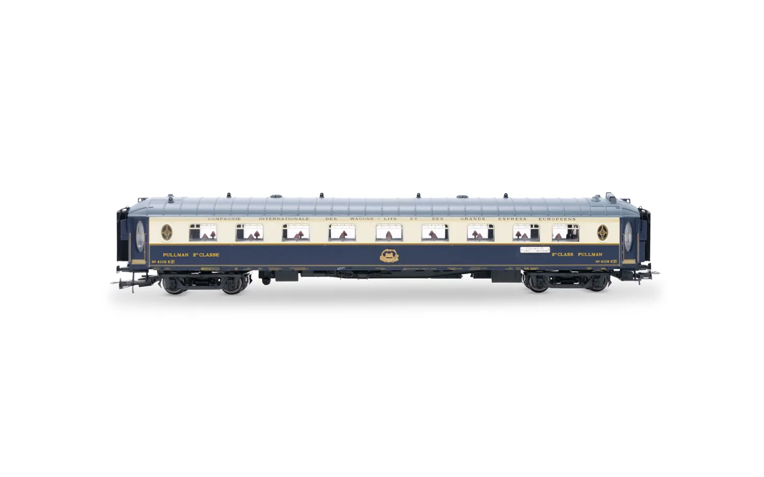 HR4390 CIWL, 3-unit pack "Edelweiss Pullman Express", set 1/2 (DD3, VPC Côte d´Azur + VP Étoile ...