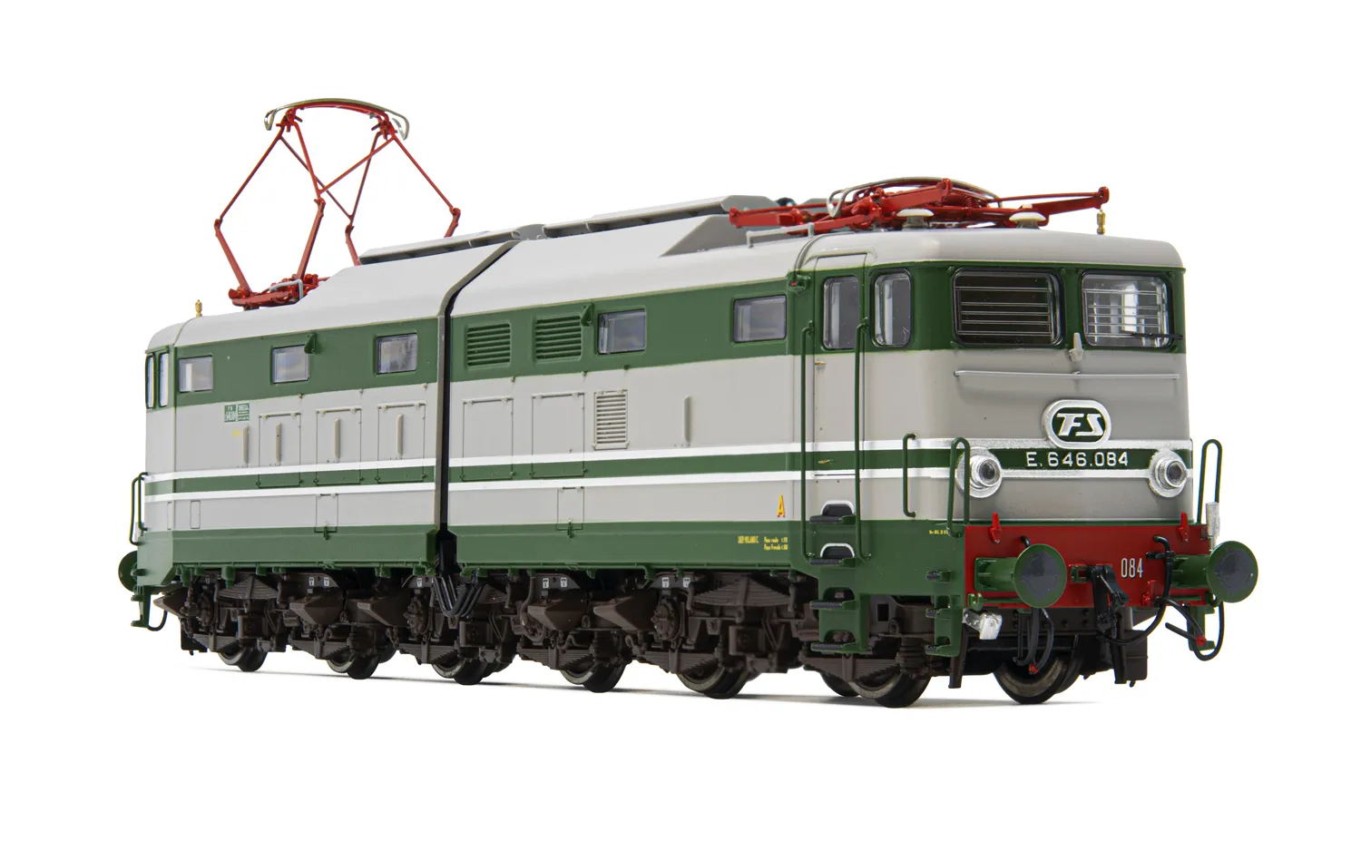 HR2867 FS, electric locomotive E.646, 2nd series, green/grey livery ...