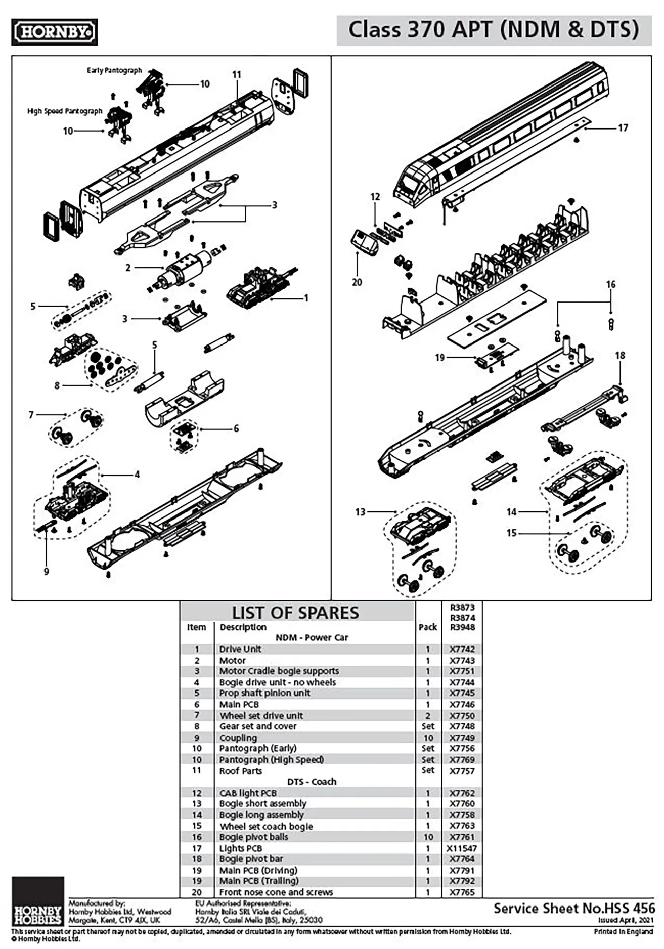 X7749 Class 370 APT Coupling