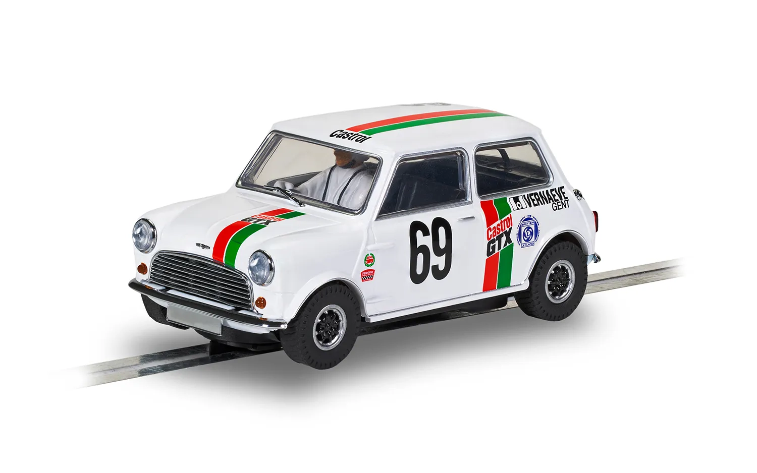 C4438 Scalextric 2024 Club Car - Austin Mini Cooper S - Castrol ...