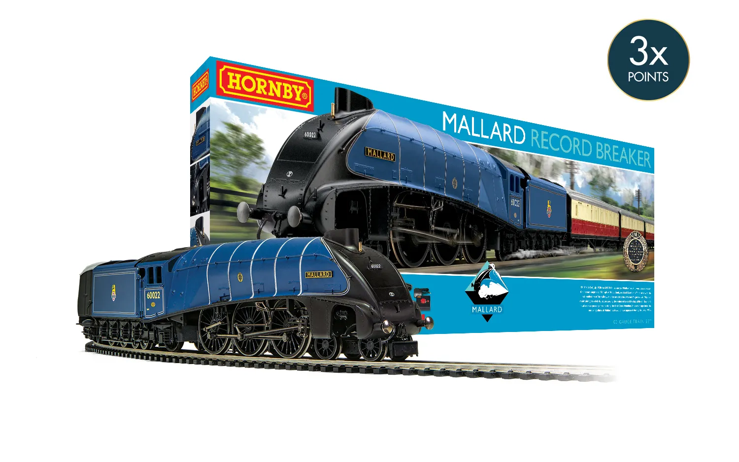 R1282M Mallard Record Breaker Train Set - Era 3