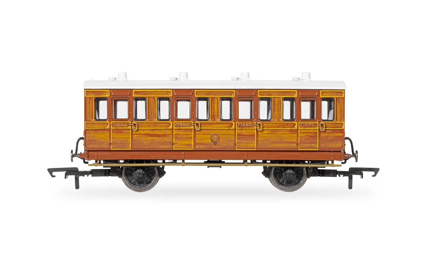 R40414 IoWCR, 4 Wheel Coach (4 Door), 1st Class - Era 2